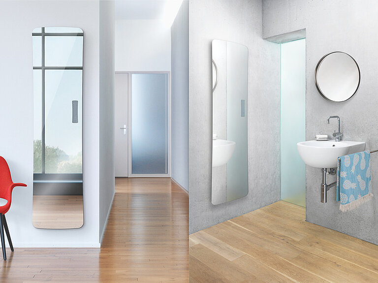 Badheizkörper Zehnder Folio Glass – jetzt auch mit Bauhöhe 150 ...